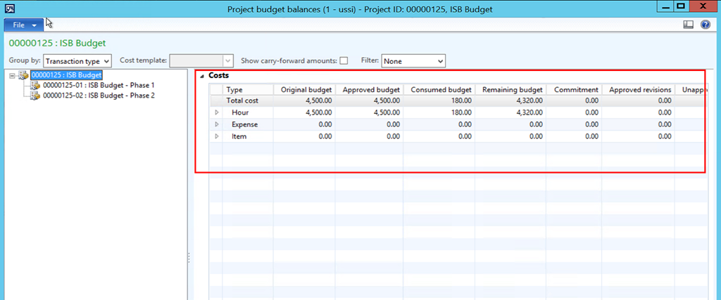 AX Tip: Independent Budgeting for Sub-Projects in the Project Hierarchy in Microsoft Dynamics AX ...