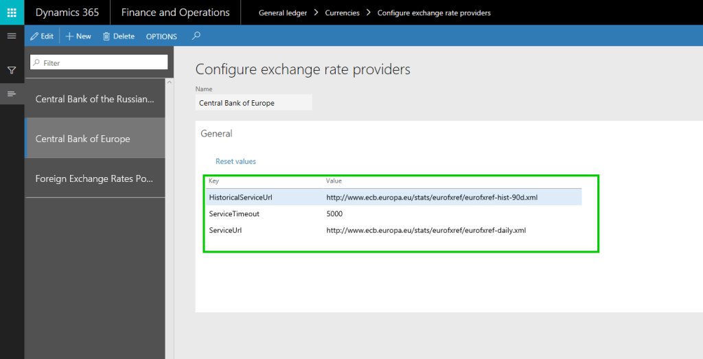 Configure Currency exchange rate providers and import exchange rates ...