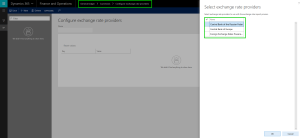 Configure Currency exchange rate providers and import exchange rates ...