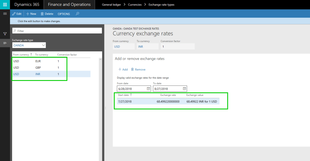 Configure Currency exchange rate providers and import exchange rates ...