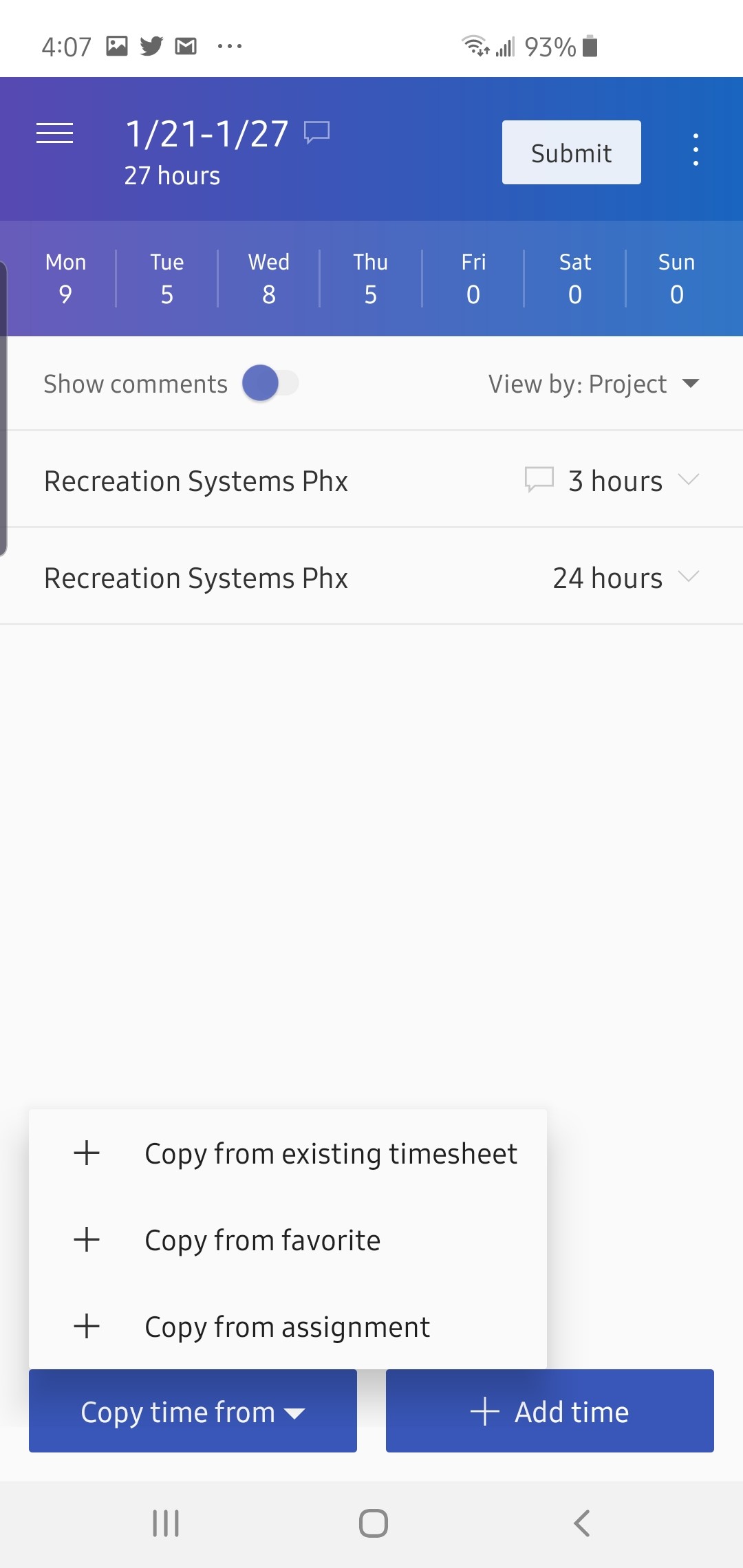 Dynamics 365 Project Timesheets Mobile app – Seamless Project timesheet ...