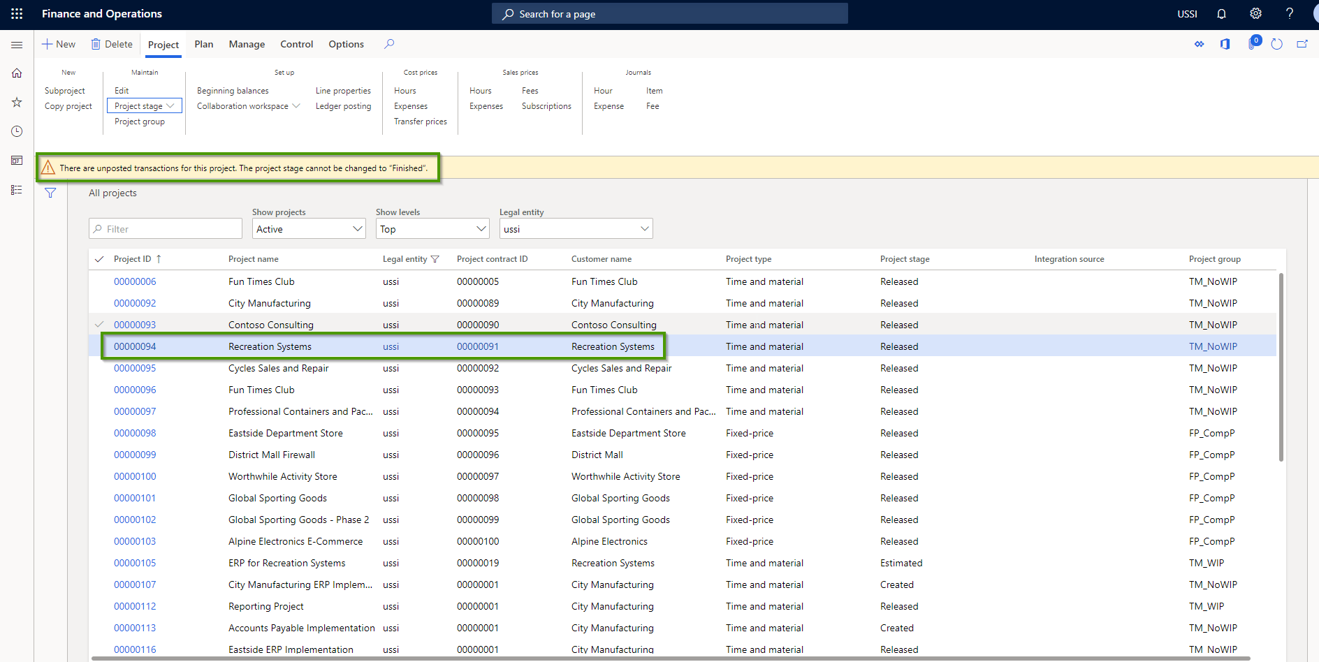 Some new improved features in Project accounting module in Dynamics 365 ...