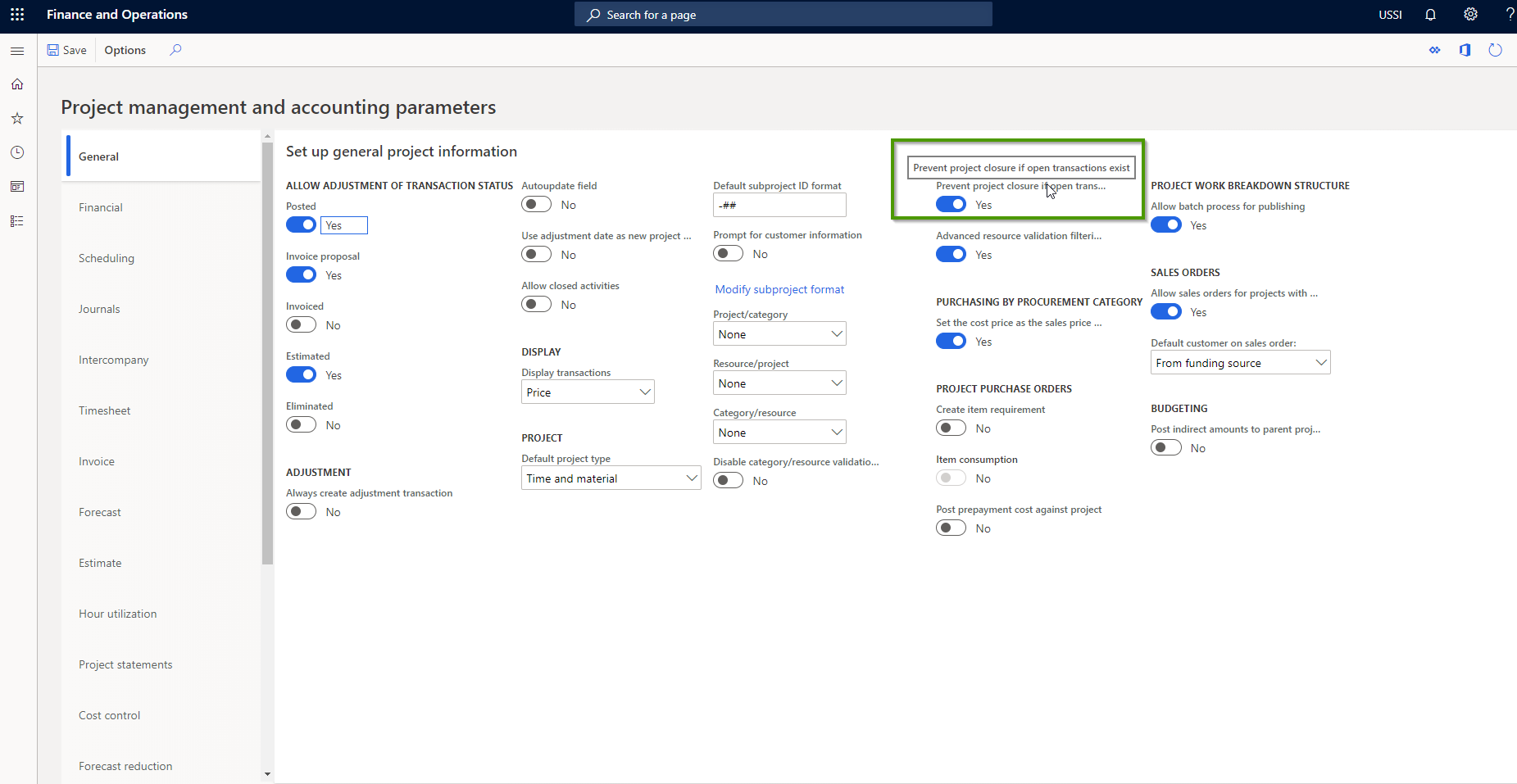 Some new improved features in Project accounting module in Dynamics 365 ...