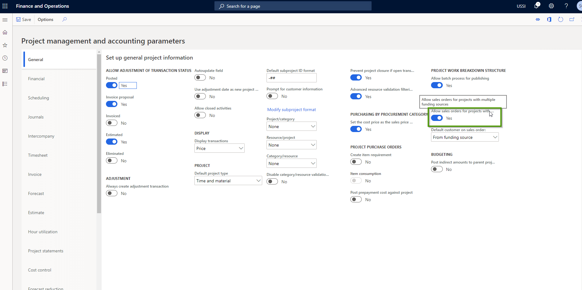 Some new improved features in Project accounting module in Dynamics 365 ...