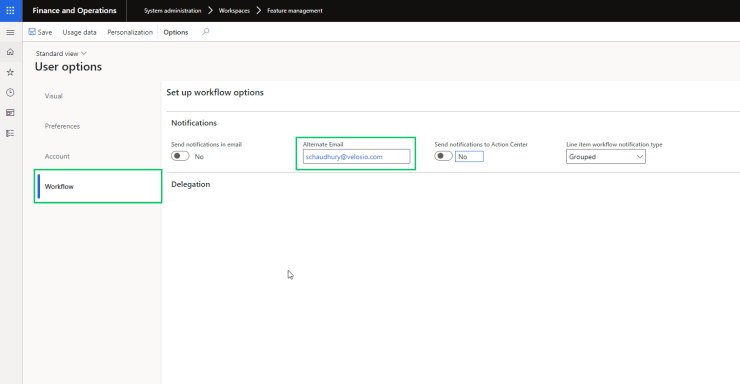 Dynamics 365 Finance & SCM Tip: Setup an alternate email ID for ...