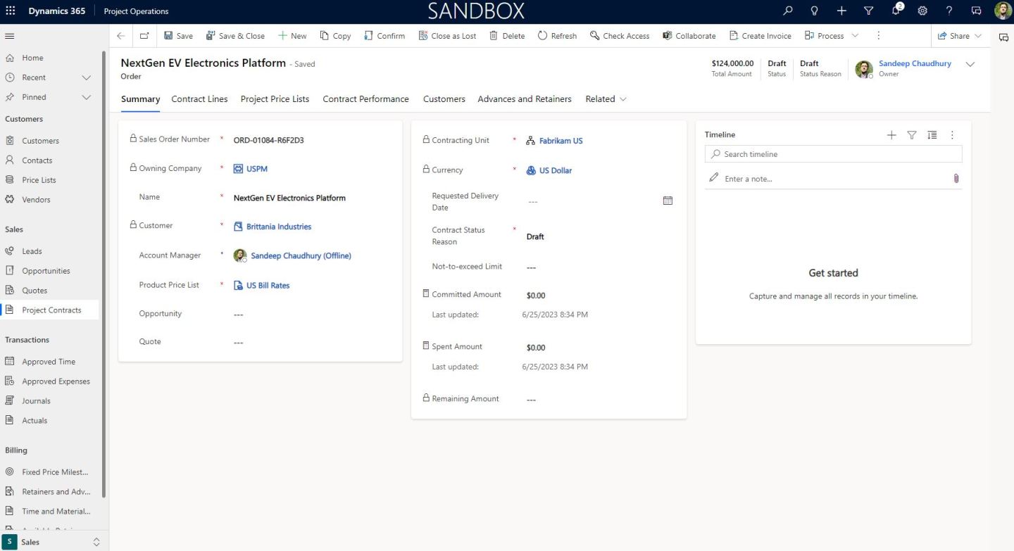 Multiple revenue recognition options/rules under one project in ...